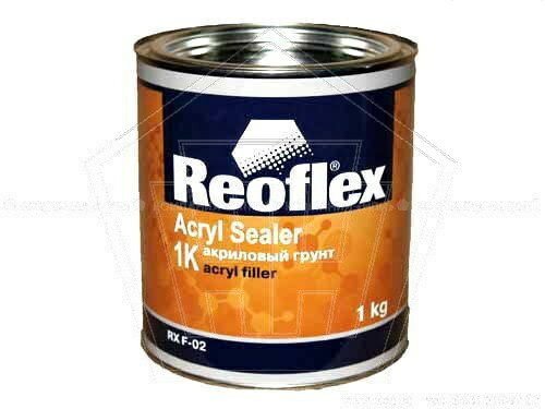 Грунт акриловый (1-комп.) reoflex acryl sealer (1кг) серый (rx f-02g/1000)