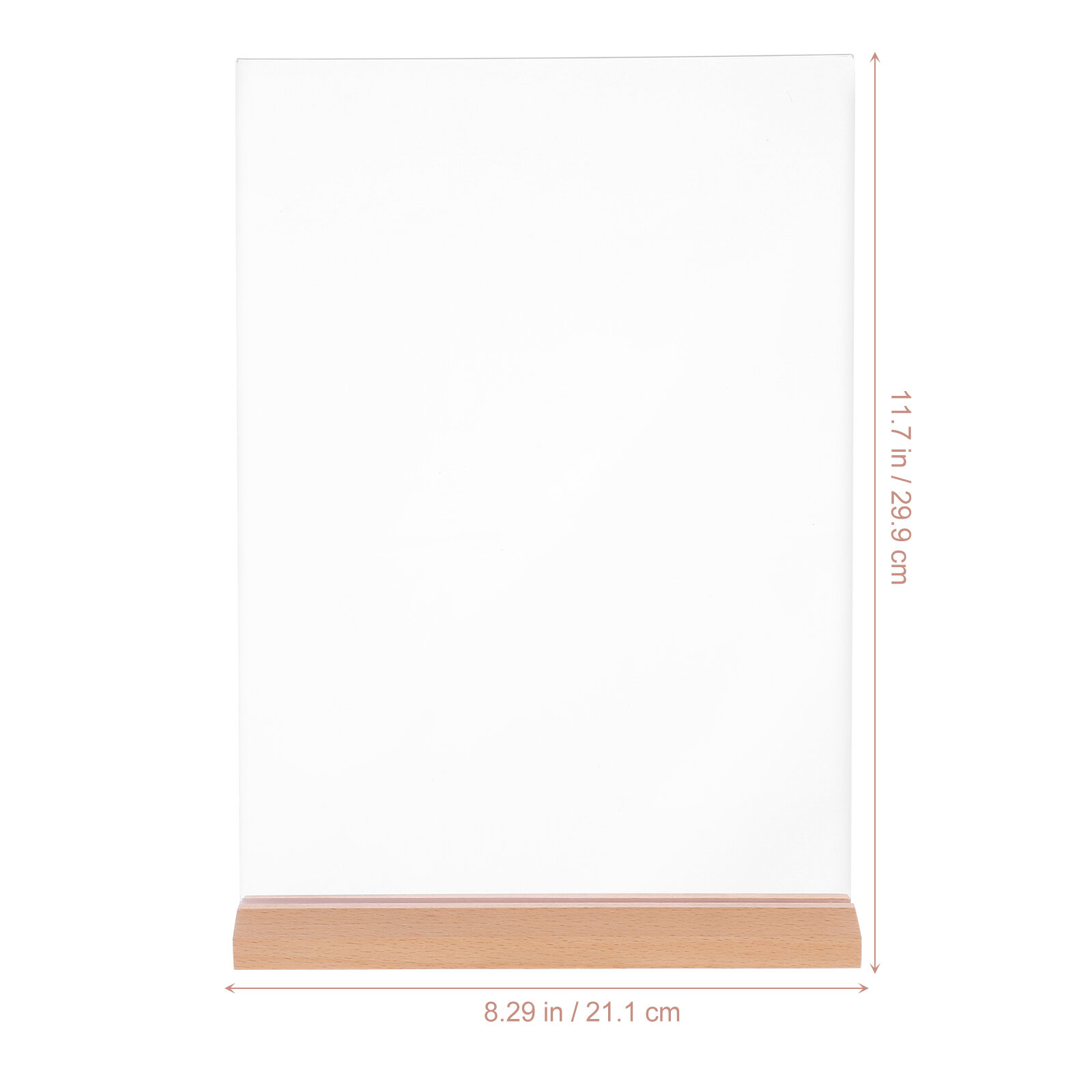 Держатель Ценника Для Супермаркета Прозрачный 29.90X21.10X0.50Cm