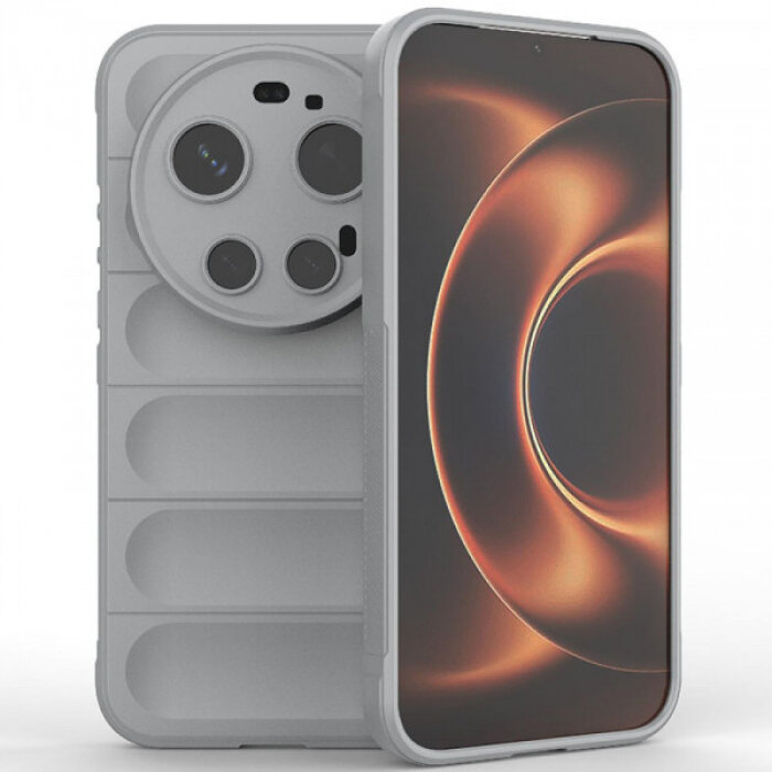 Flex Silicone Противоударный чехол для Xiaomi Mi 17 Ultra с защитой камеры и микрофиброй