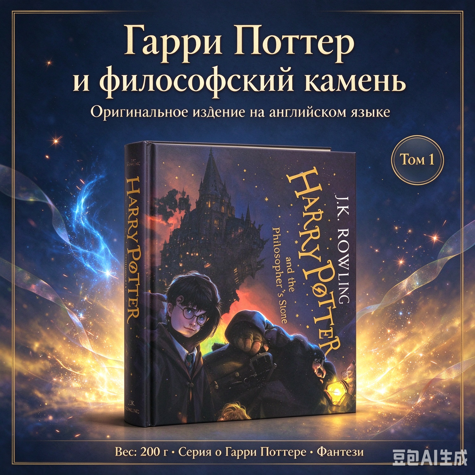«Гарри Поттер» 1-7 на английском языке, полный комплект книг в оригинале, J.K. Роулинг, Bloomsbury