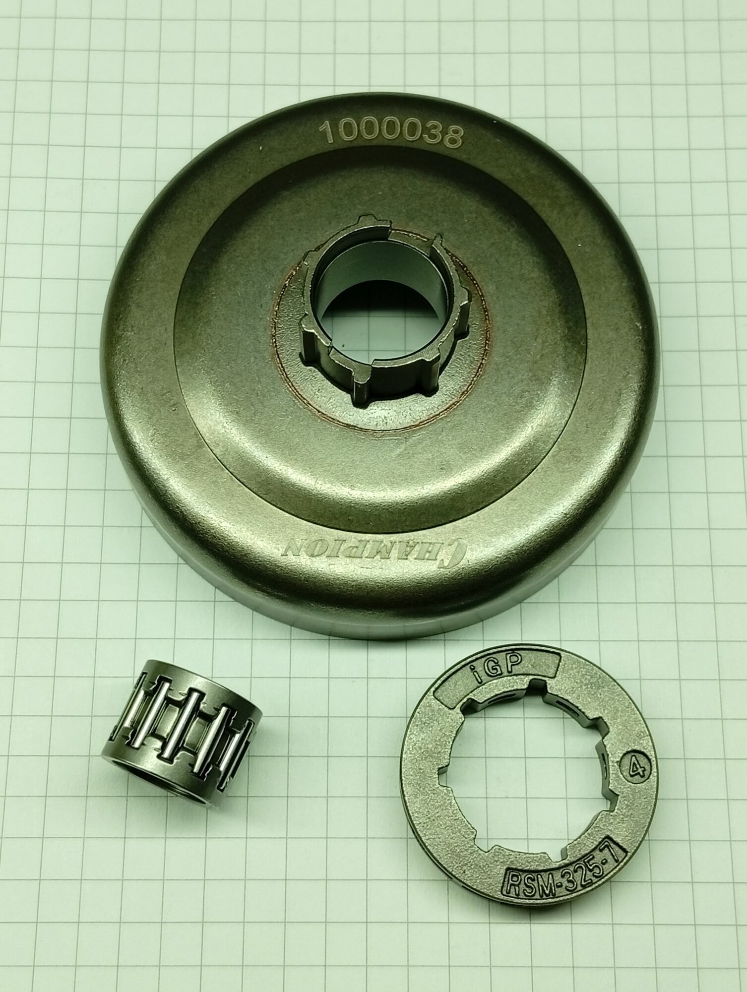 Звездочка ведущая 0,325-7 с/в подшипник (HUSQVARNA 455,460,461) / 1000038