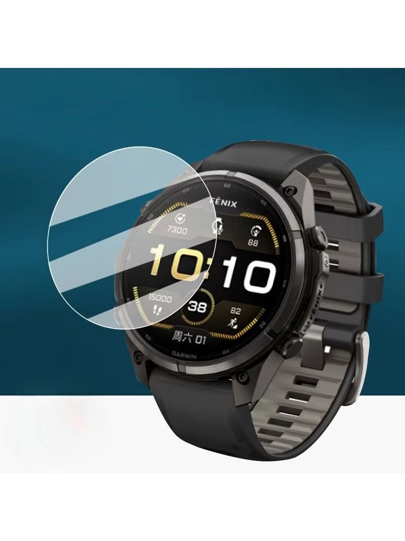 Защитная мягкая пленка Garmin Fenix9 высокой четкости 5 штук 360 градусов размеры 43 мм