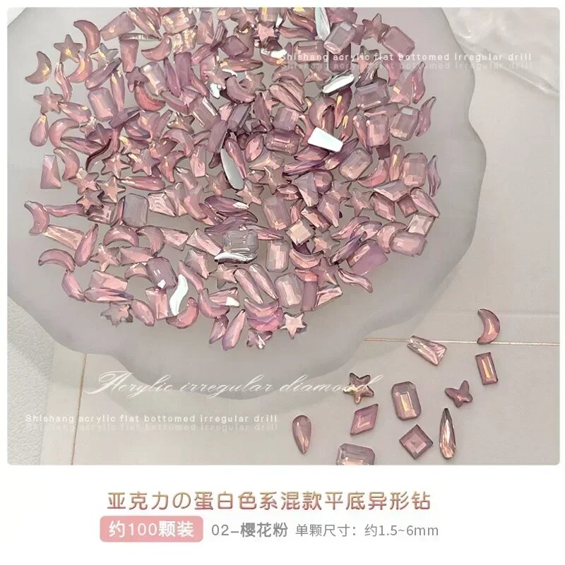 PONYTREE декор для ногтей "Long Strip Horse Eye" Розовый, MP8037A02