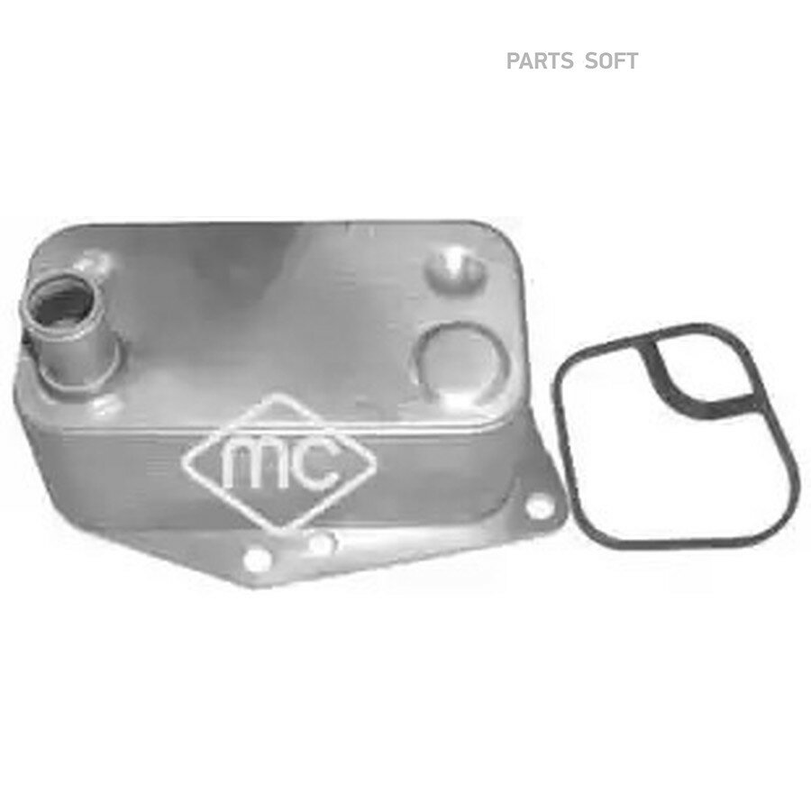 Радиатор масляный BMW 3(E90)/5(E60) 1.8D - 2.0D METALCAUCHO 05922 | цена за 1 шт