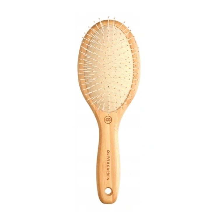 Расческа Olivia Garden Bamboo Touch Detangle Massage, бежевый, размер M