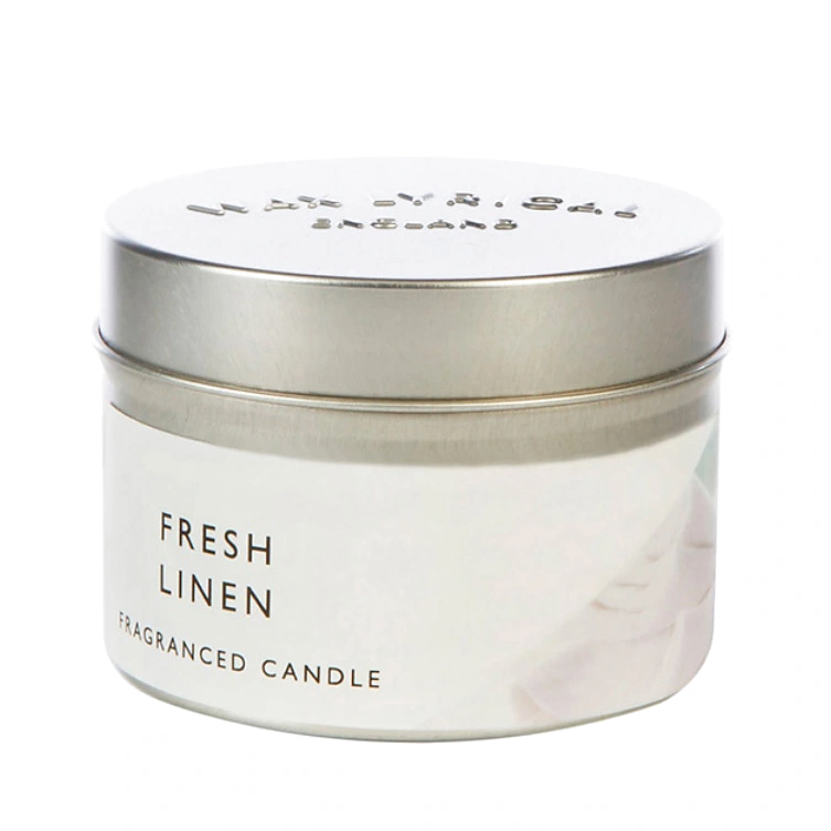 Свеча Вокс Лирикал Свежий Лен для помещений 84 гр / Wax Lyrical Fresh Linen