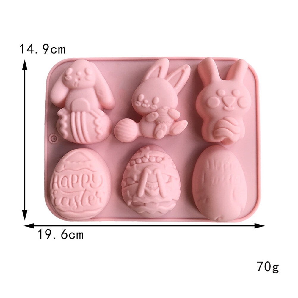 Форма Для Пасхальных Кондитерских Из Silicone 3 Шт Пинк 19 7X15Cm