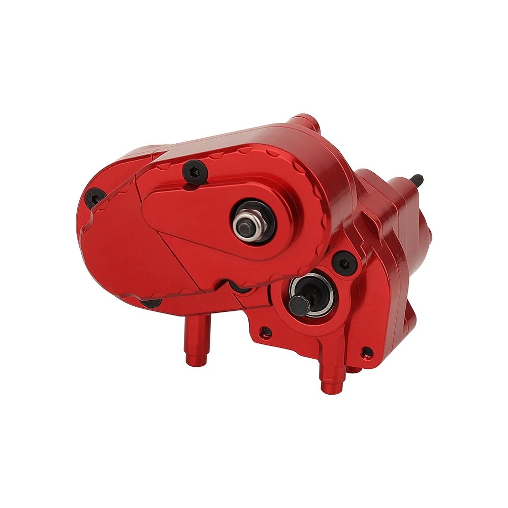 Металлическая коробка передач для Axial SCX10 II Capra 1.9 Красный, Красный