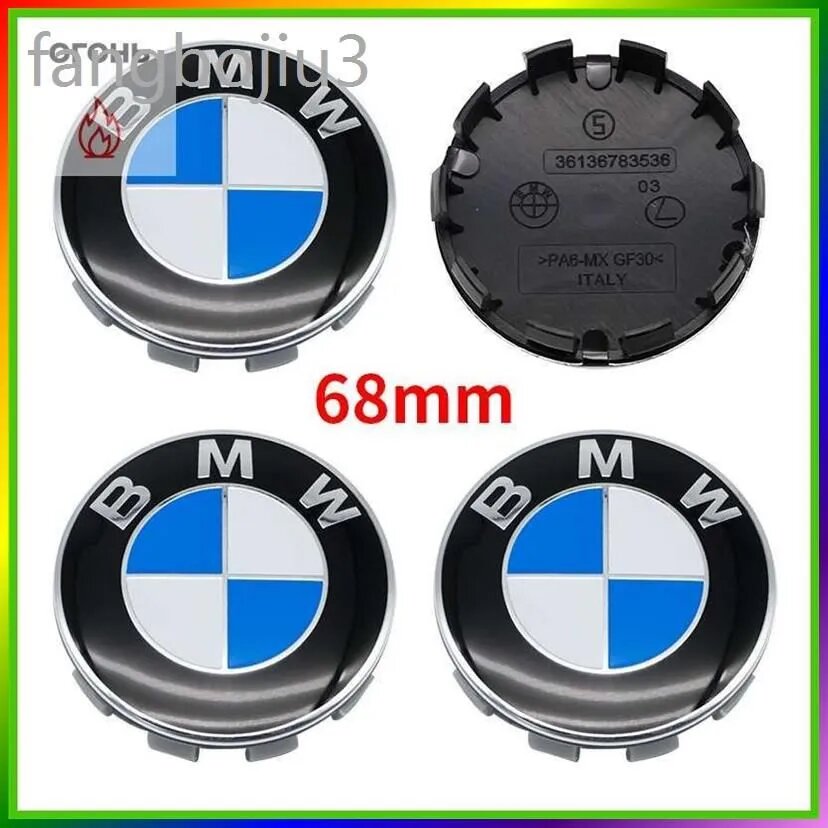 Колпачки на диски BMW 68мм, заглушки ступицы колеса БМВ для E46 E90 E60 F10 F30 G20 G30 X1 X3 X5 X6, аксессуары для авто