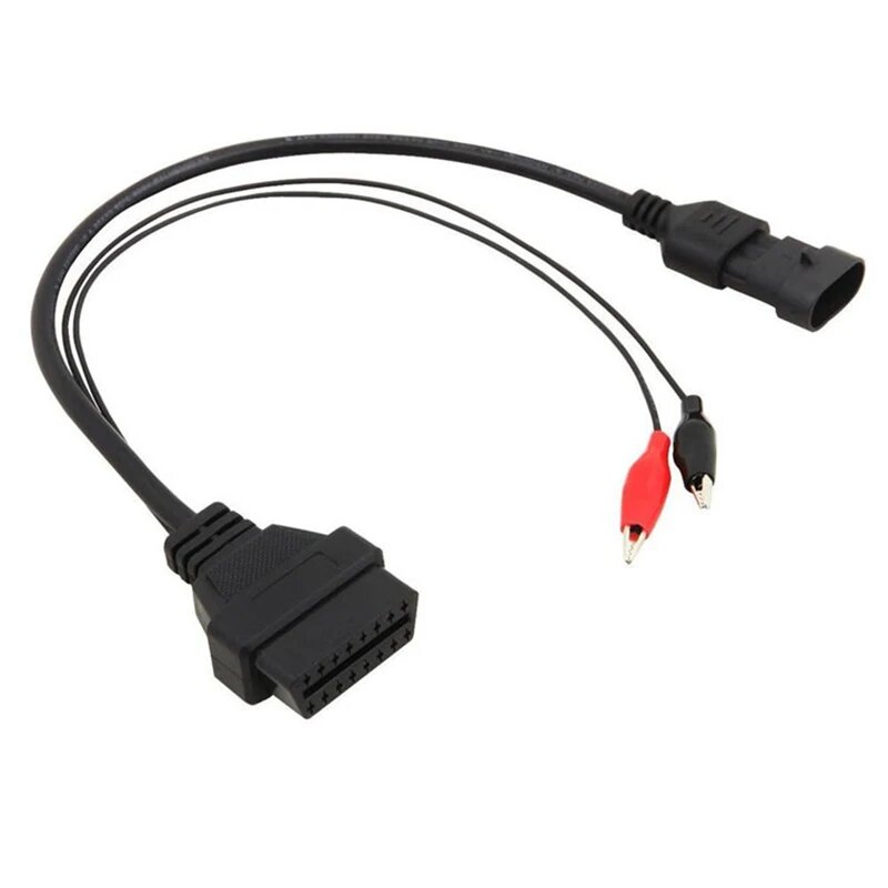 Диагностический Адаптер OBD2 Для Fiat, 16-контактный На 3-контактный, Кабель Для Проверки Автомобиля, Быстрое Подключение