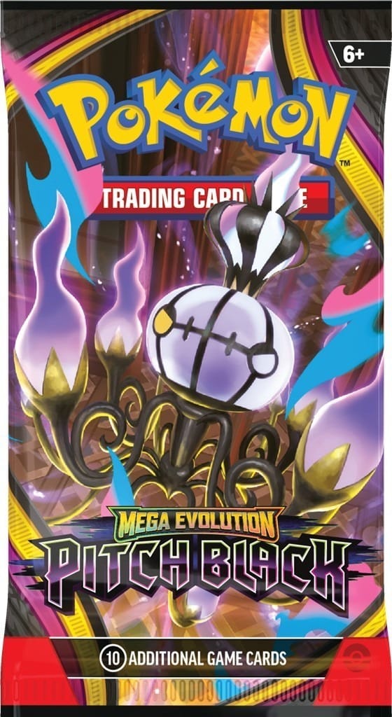 Настольная игра Pokemon Mega Evolution Pitch Black, 10 карт