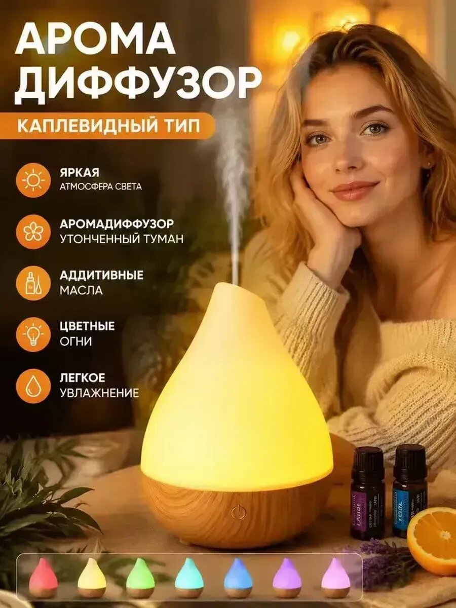 Аромадиффузор электрический для эфирных масел USB вход