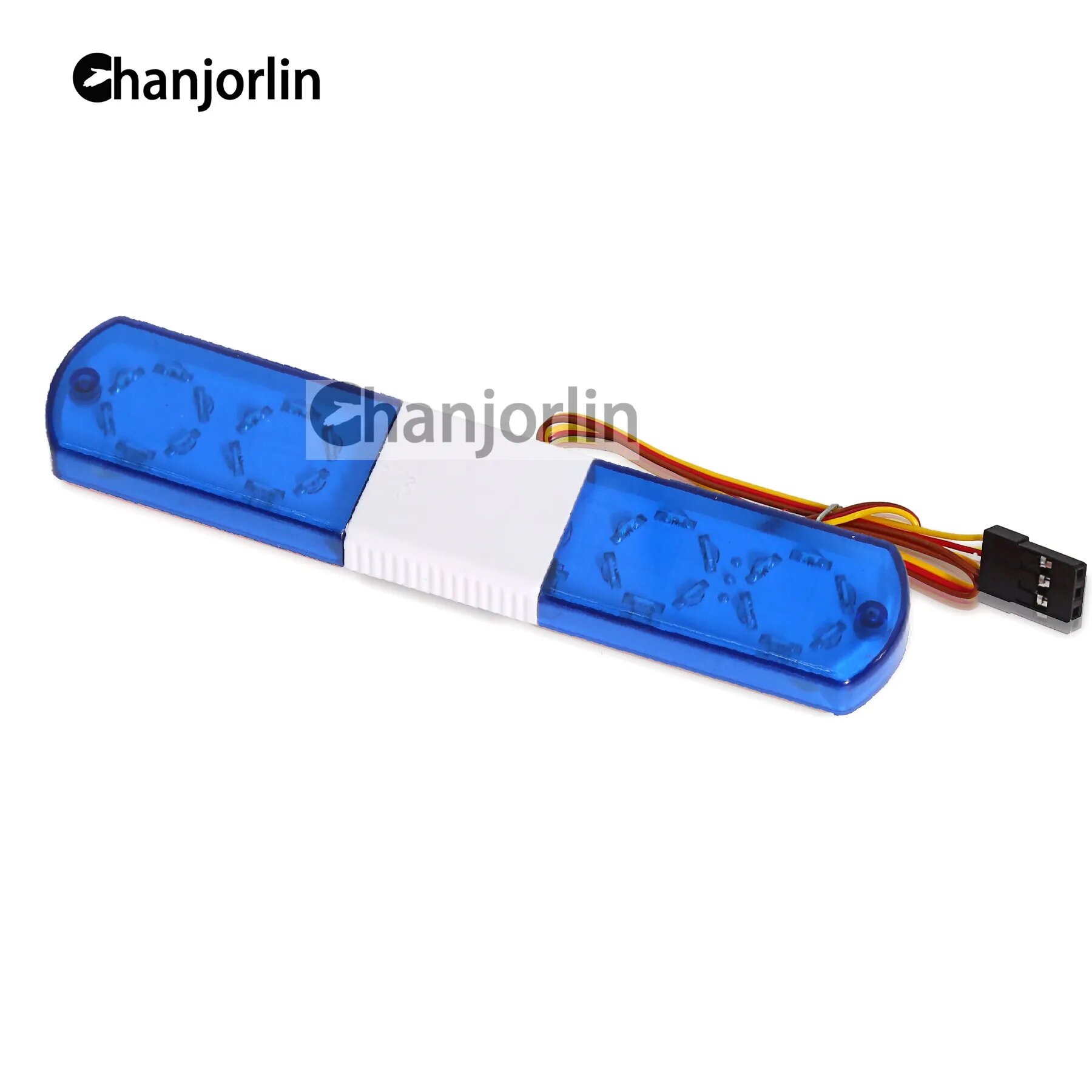 Синяя LED полицейская вспышка 115 мм для RC 1:8 1:10