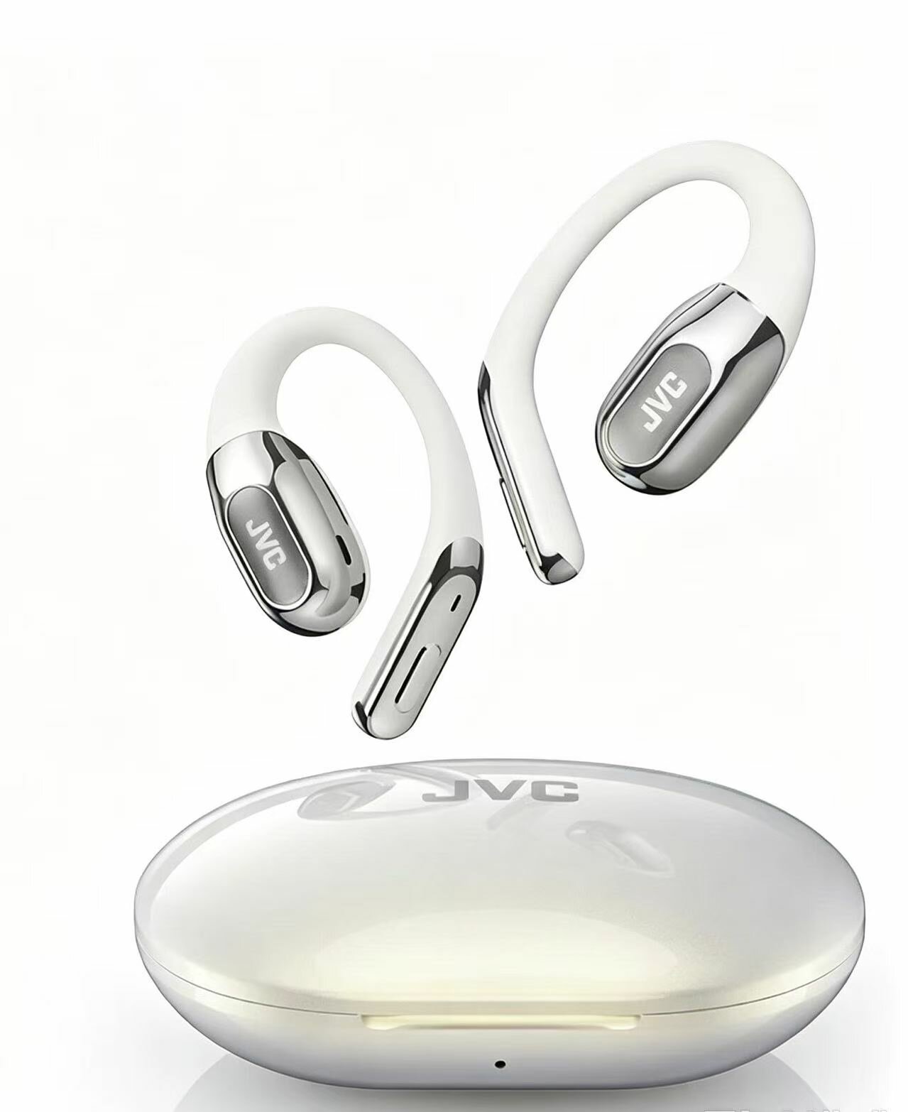 Наушники JVC HJ-ME20A с Bluetooth, подходят для бега и спорта, долго держат заряд, белые