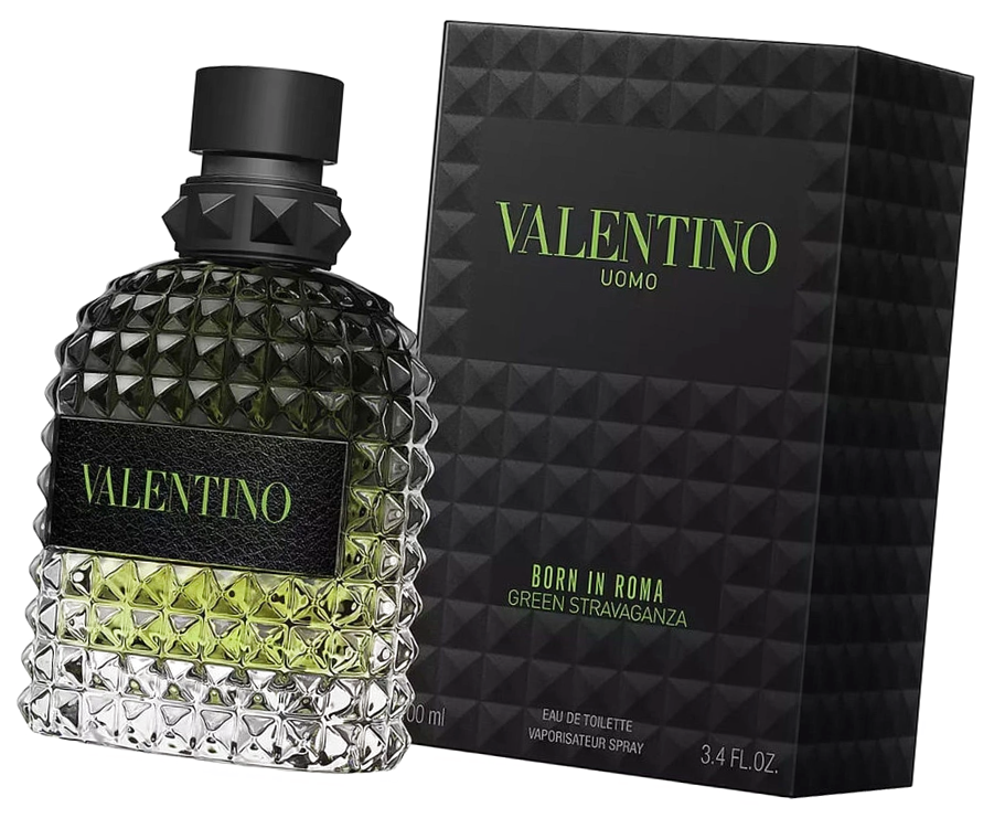 Мужской парфюм Валентино Уомо Борн Ин Рома Грин Страваганза 100 мл - Valentino Uomo Roma Green