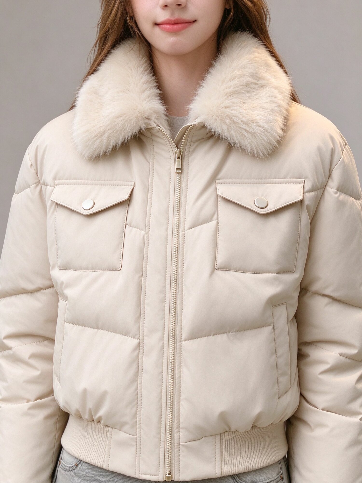 Куртка , размер 2XL, 19beige — фото 1
