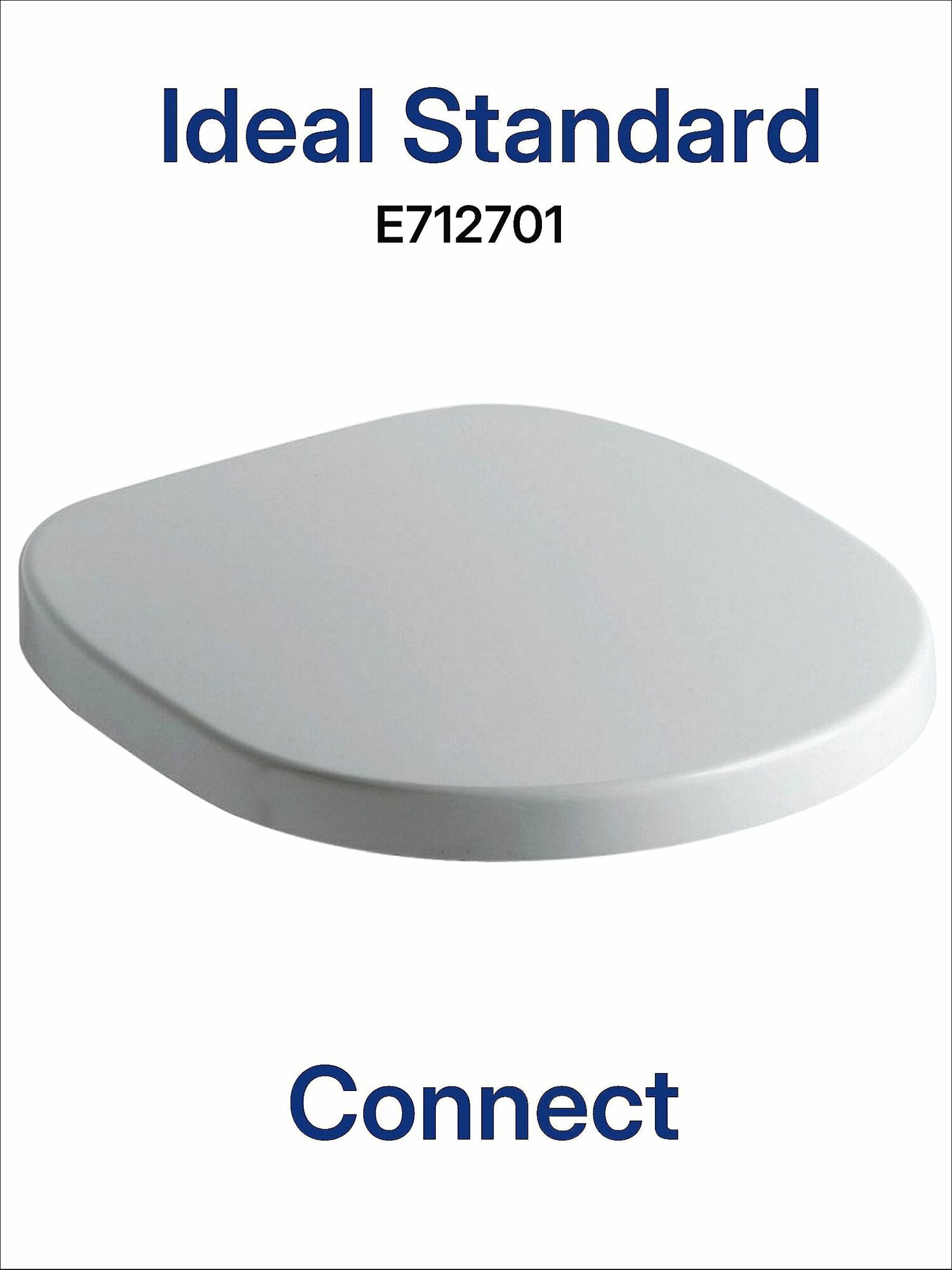 Сиденье для унитаза Ideal Standard CONNECT E712701 плавное опускание (микролифт), белый