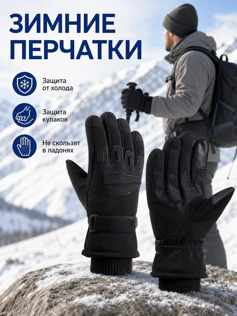 Перчатки Осень-зима 2026 для мужчин
