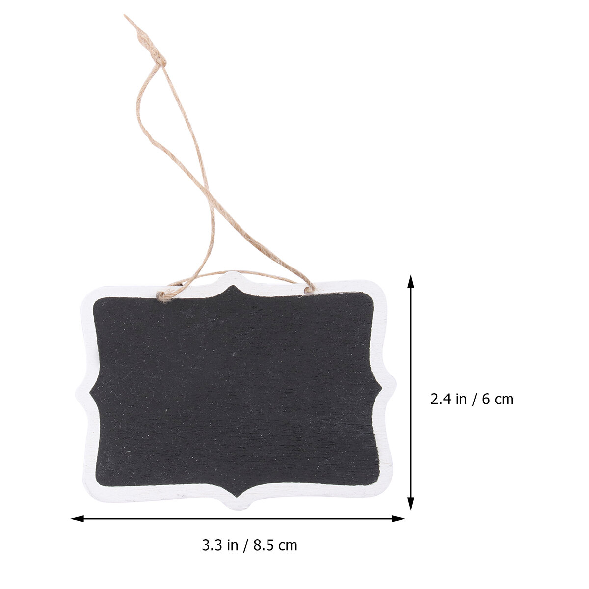 20 Шт Двусторонние Мини Доски Для Сообщений Из Дерева 8 5X6X0 3Cm Подходит Для Рождества Кафе Свадеб И Ресторанов