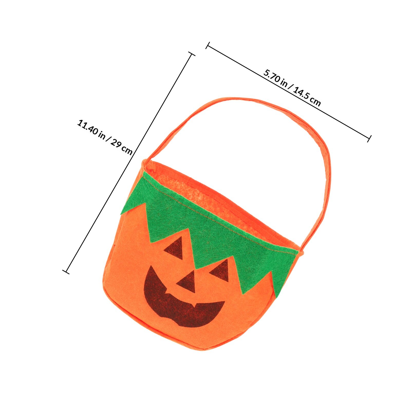 4 Штуки Halloween Witch Переносные Конфетницы Картоонная Сумка для Конфет Из Невышиваемого Материала 29.00X14.50X6.00CM