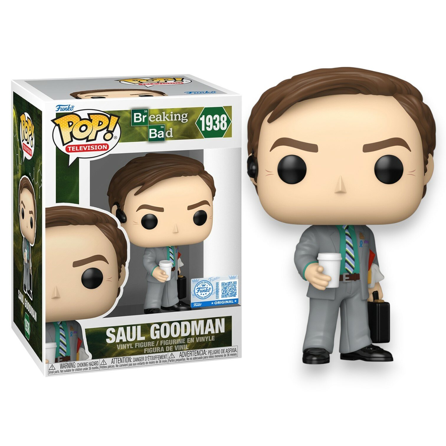 Фигурка Во все тяжкие Сол Гудман "Breaking Bad Saul Goodman Exc" от Funko POP! 1938