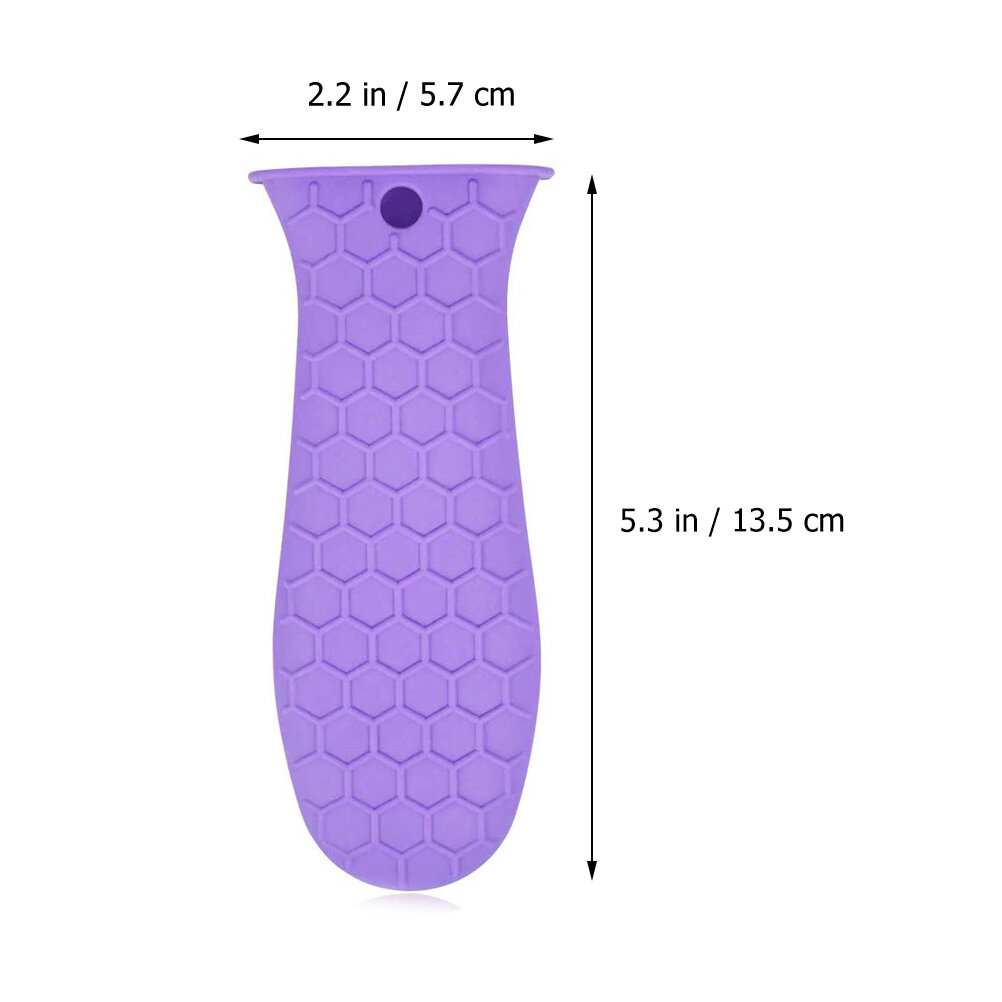 5 Штук Силиконовый Чехол Для Ручки Казана Защита От Ожогов 13.5X5.7X2.2CM