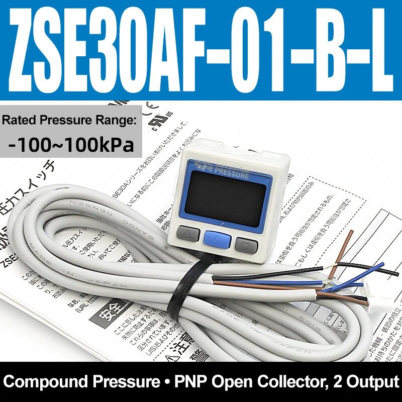 Датчик давления ZSE30AF-01-B-L, -100~100kPa
