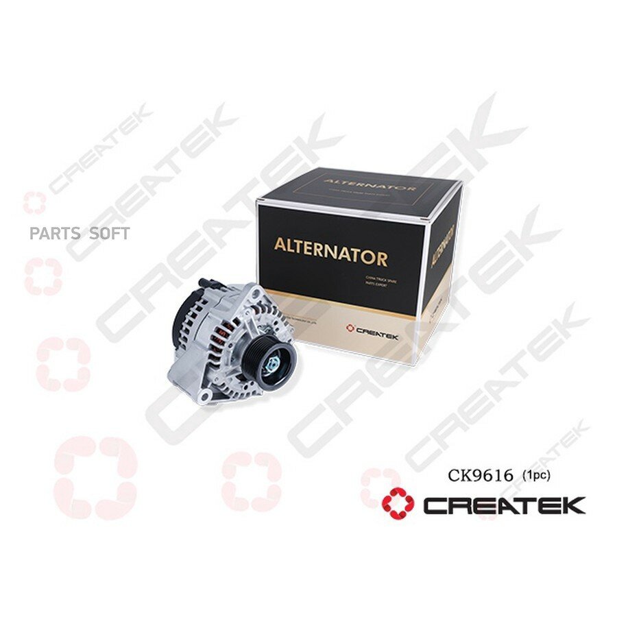 Генератор 28V-80A от официального дистрибьютора, CREATEK, артикул CK9616
