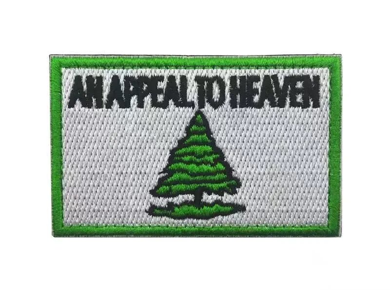 "AN APPEAL TO HEAVEN" Нашивка На Одежду, Патч, Шеврон На Липучке 5*8CM.