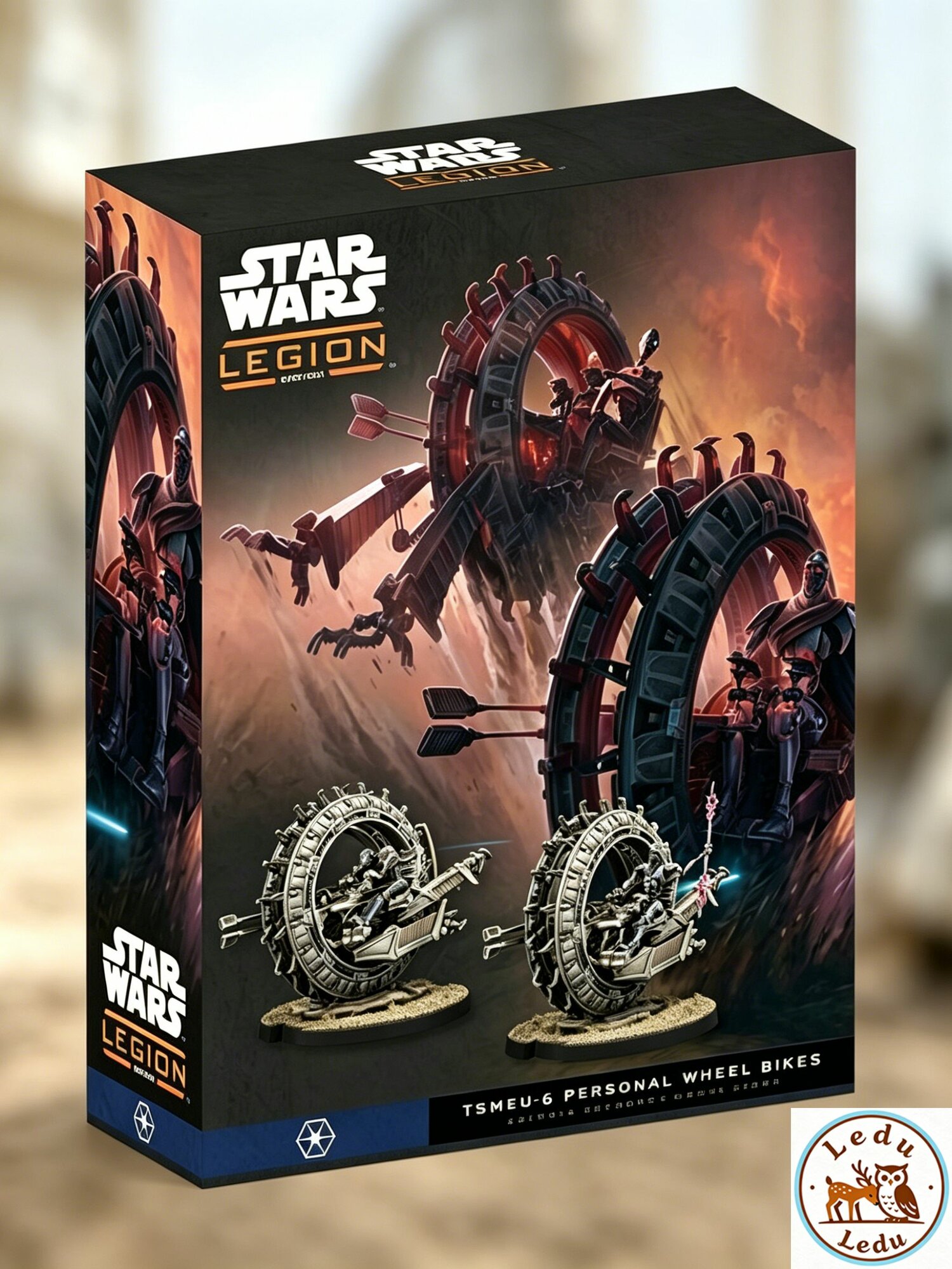 Набор миниатюр TSMEU-6 Personal Wheel Bike для Star Wars: Legion, Альянс сепаратистов, Atomic Mass Games