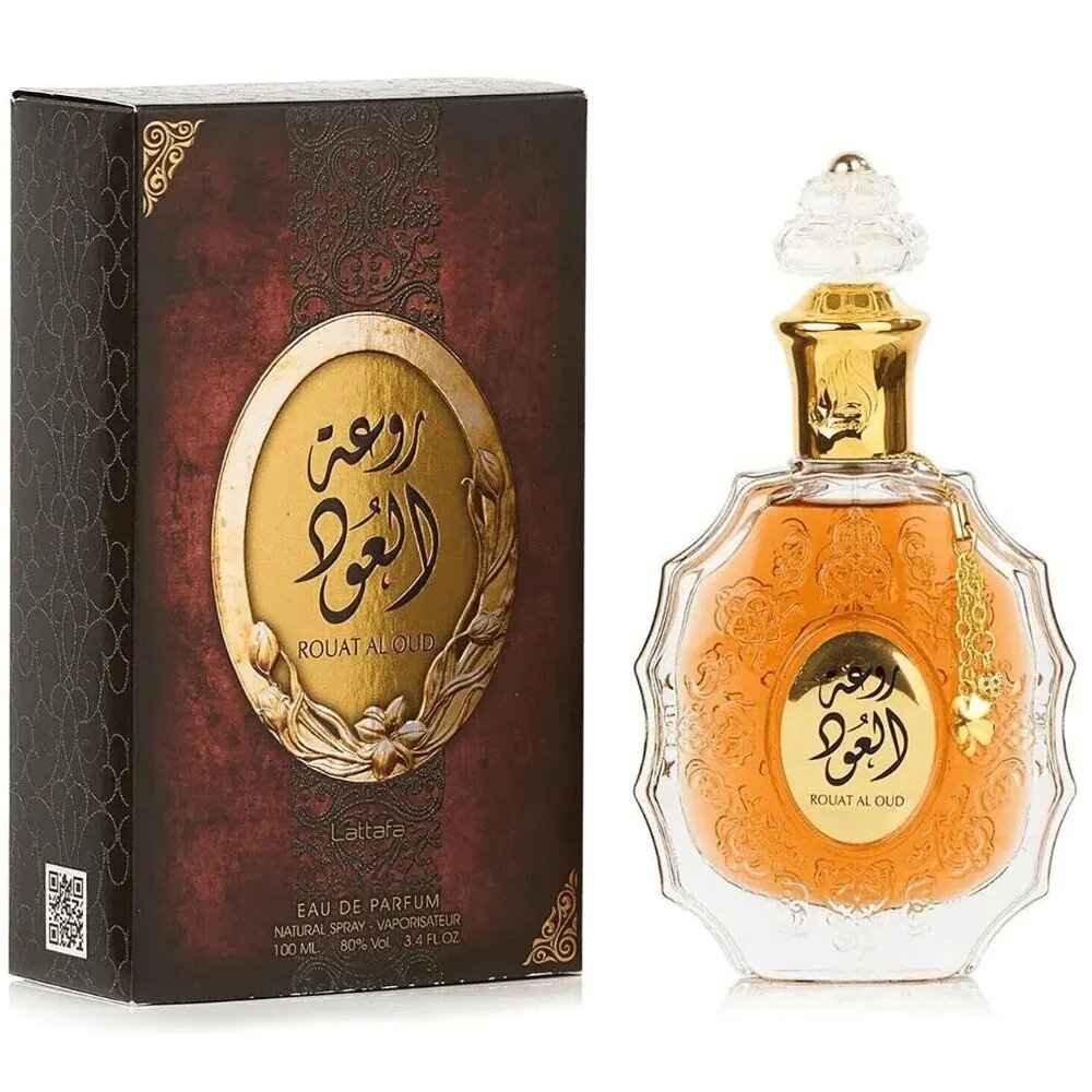 Lattafa Perfumes Духи Арабский парфюм унисекс Rouat Al Oud, 100 мл 100 мл