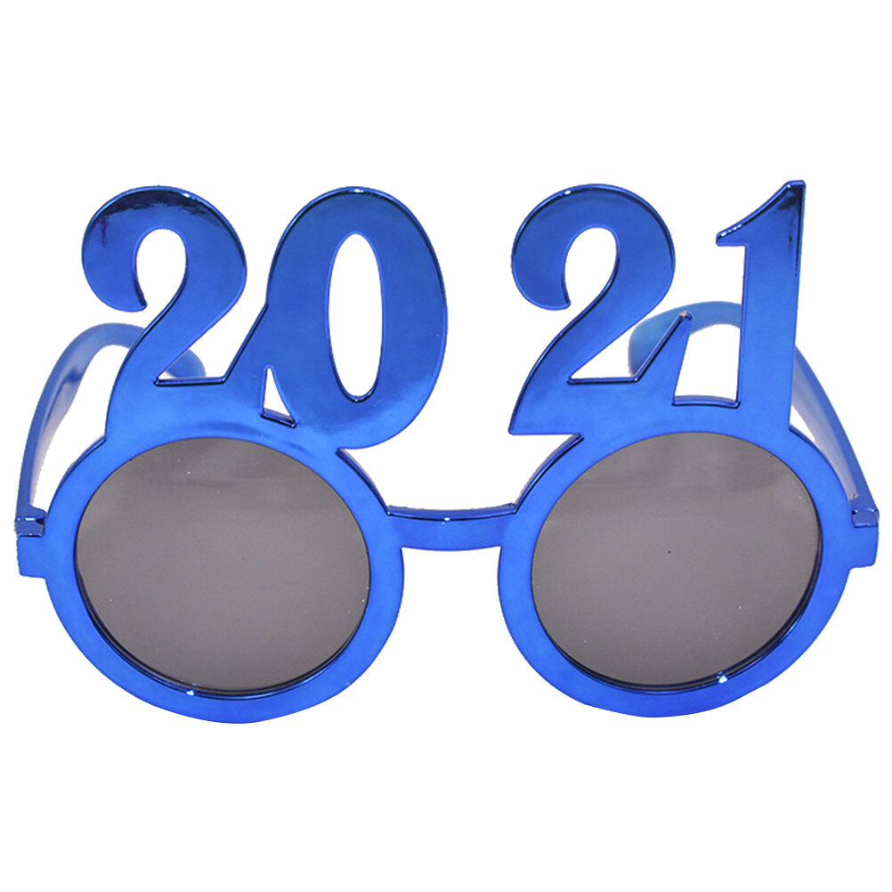 Очки Для Фотосессии Новый Год 2021 Синие Очки Декоративные Размер 13 3*9 6*13 5 Cm