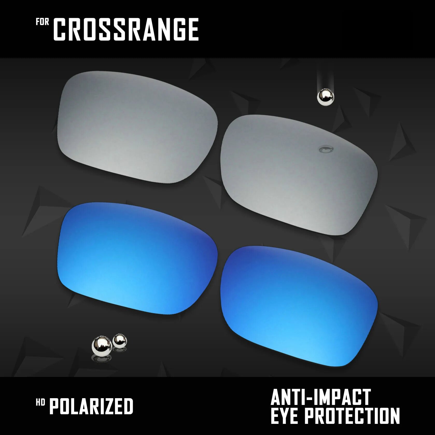 Поляризованные линзы OOWLIT для Oakley Crossrange OO9361