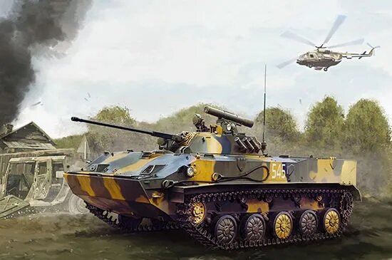 Trumpeter 1/35 Боевая машина десантников БМД-3 сборная модель