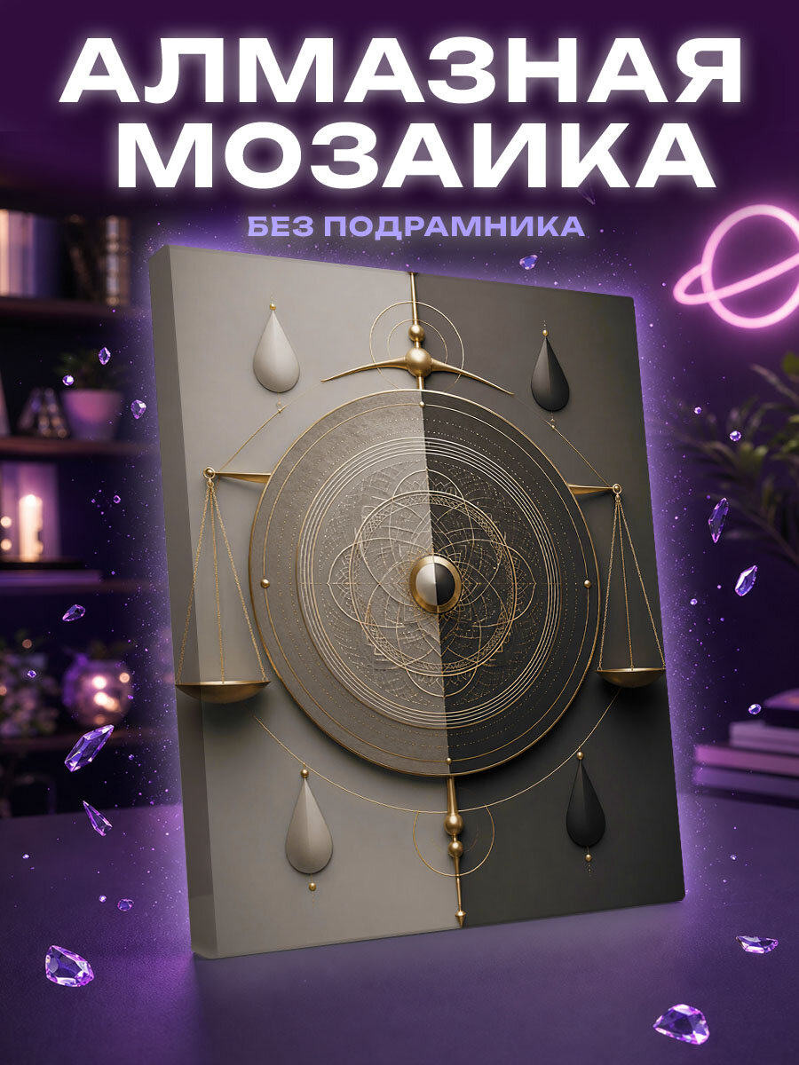 Алмазная мозаика Мандала абсолютного равновесия