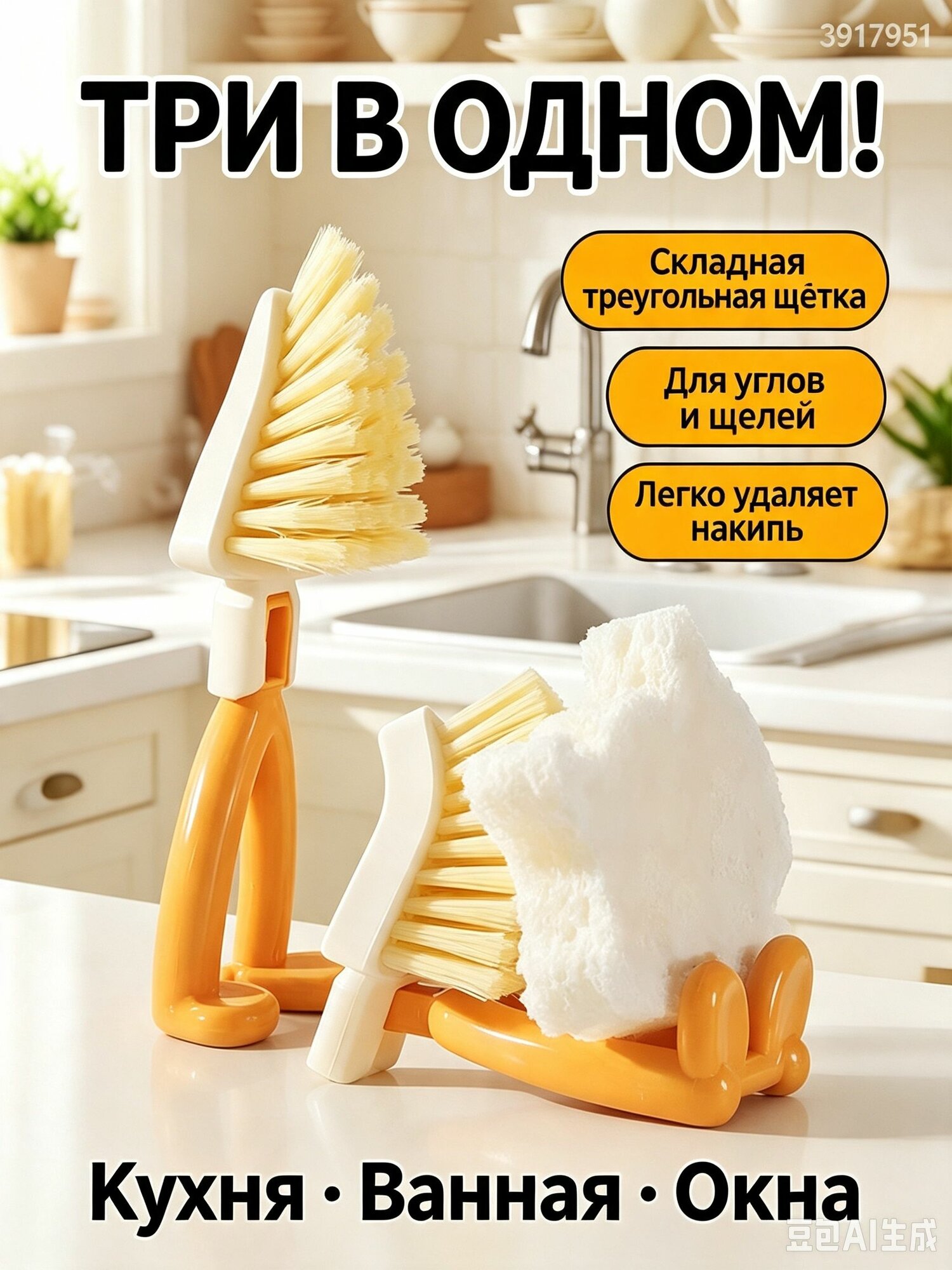 Щетка для уборки, 1 шт