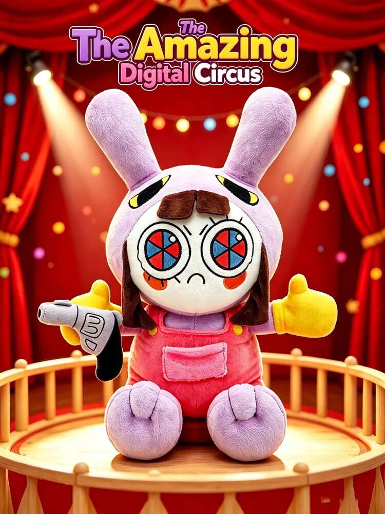 Мягкая Игрушка the amazing digital circus(Jax-Suit Pomni) ,28cm