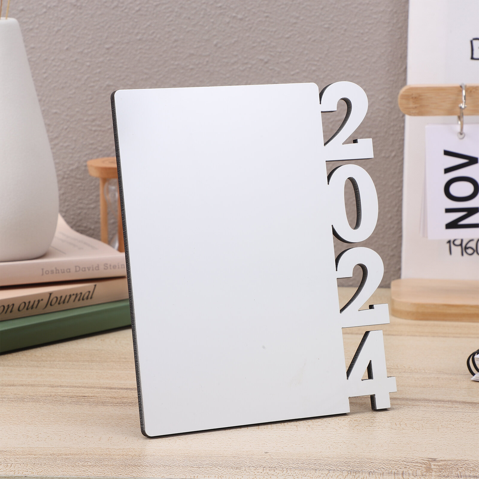 Диадема Для Фото 2024 Год Выпускной Рамка Для Фотографий Sublimation Graduation Frames Белый Цвет 18.00X15.00X1.00Cm