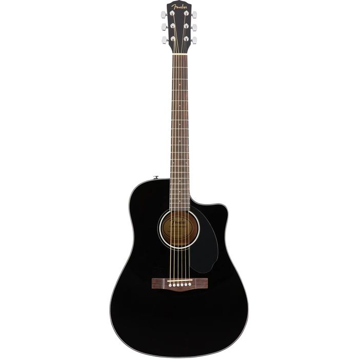 Fender CD-60SCE Dread Black WN Электроакустическая гитара