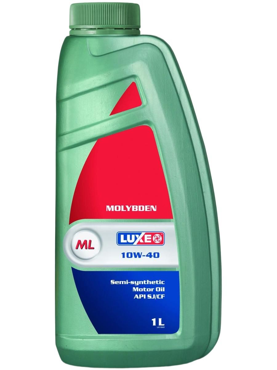 Luxe MOLYBDEN 10W-40 Масло моторное, Полусинтетическое, 1 л