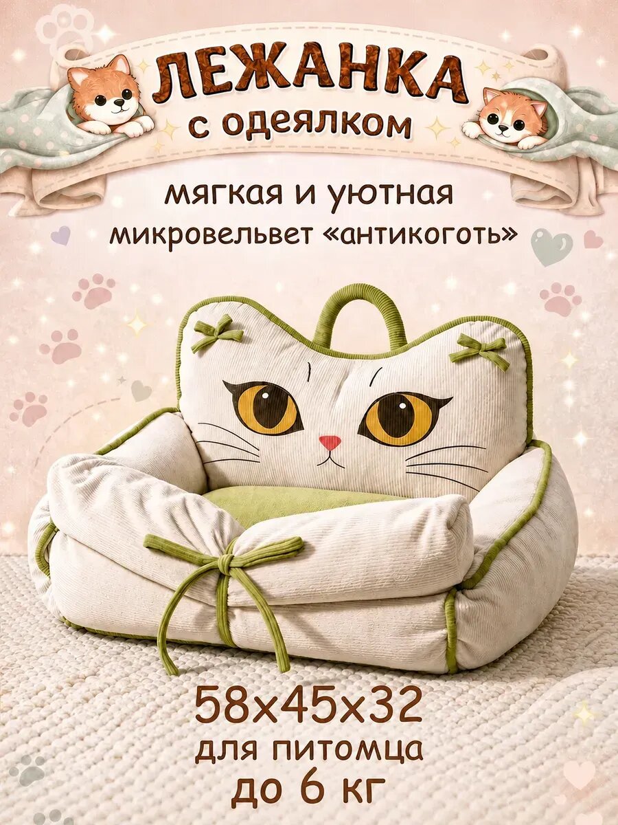 Домик лежанка для кошек и собак
