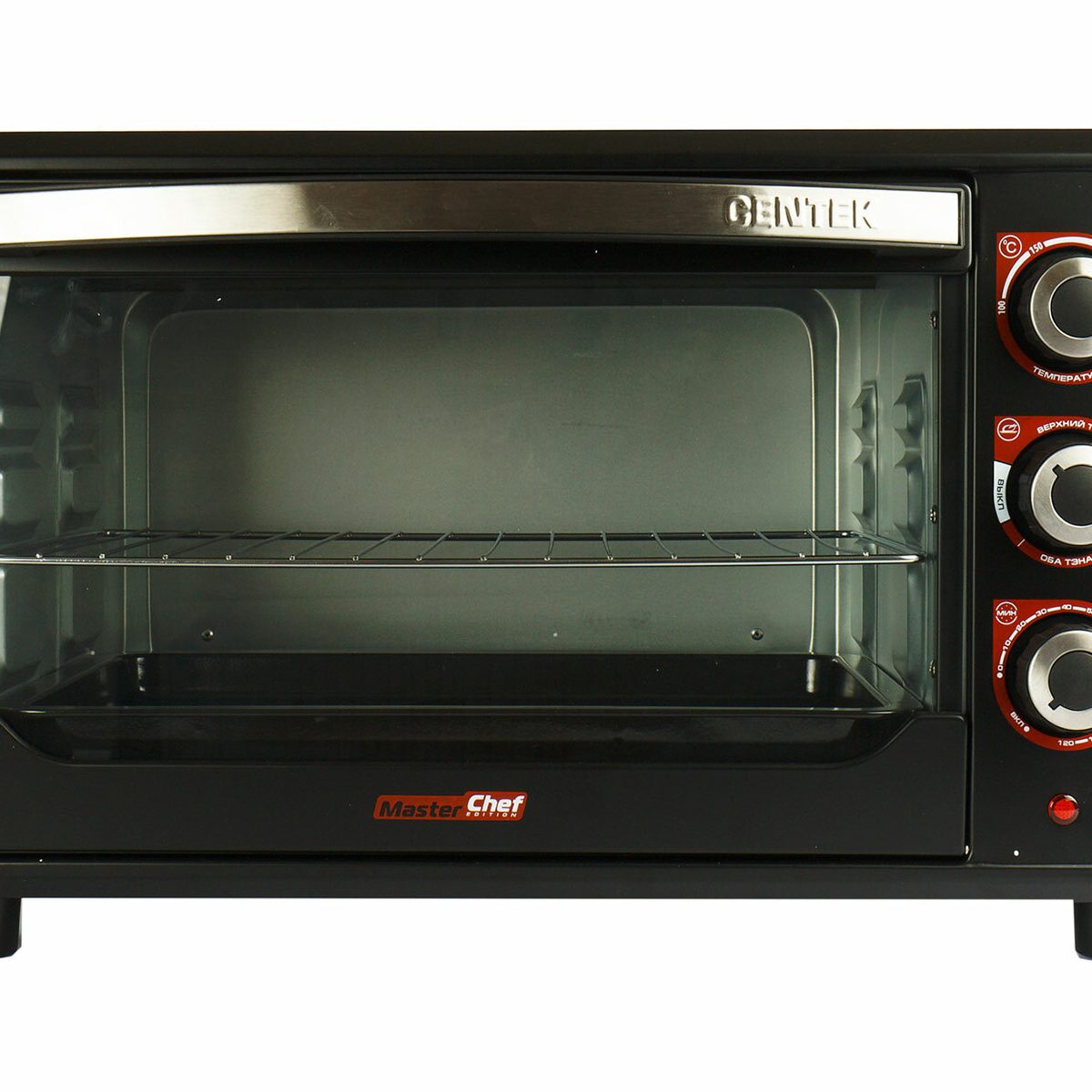 Мини-печь CENTEK CT-1530-36 GRILL, 1600 Вт, 36 л, гриль, таймер 90 мин, черная (CT-1530-36)