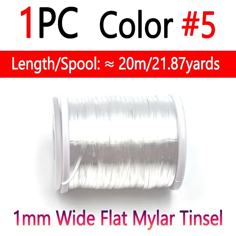 Плоская мишура для мушек 1мм, Color 5