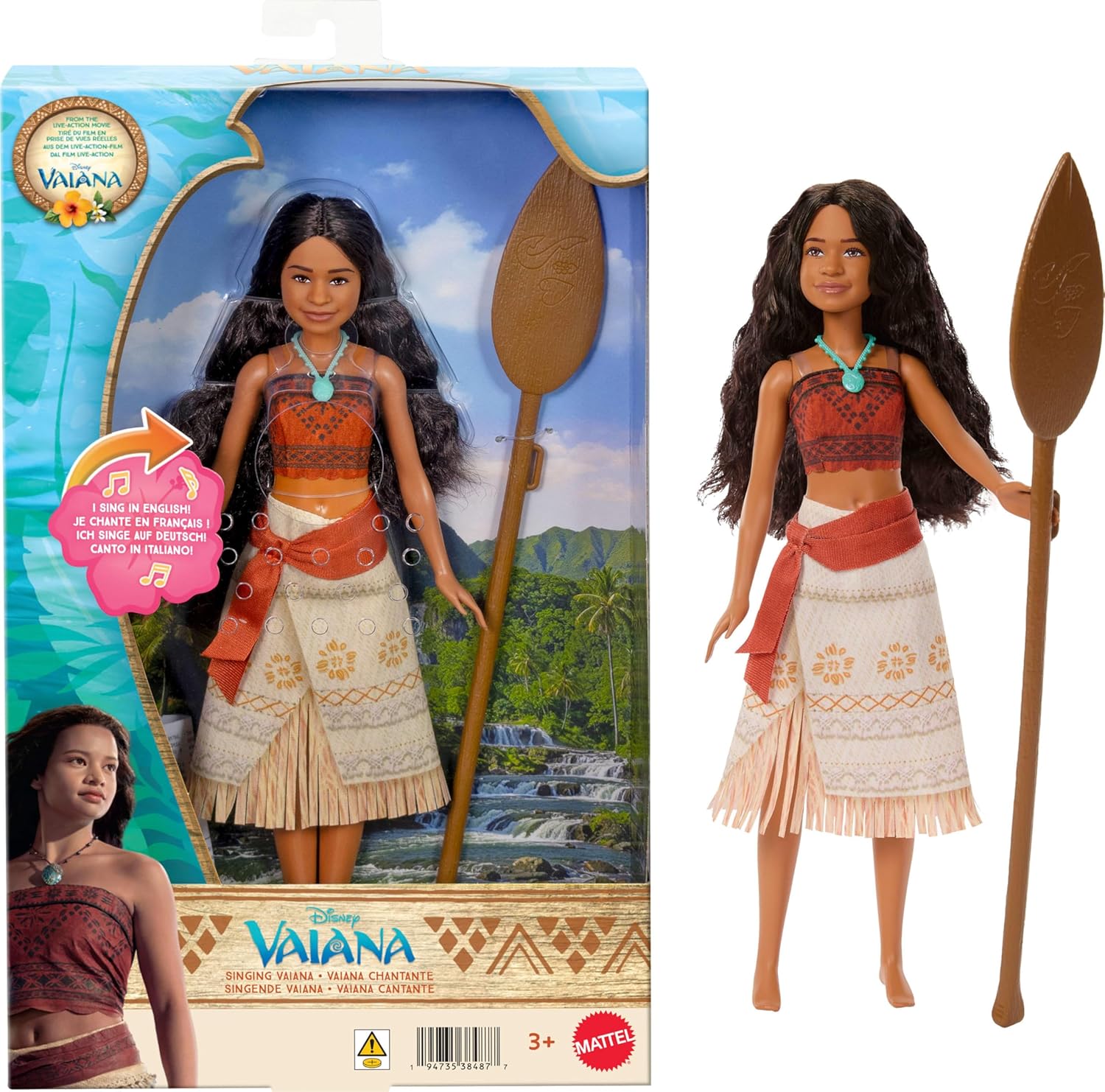 Кукла Моана Дисней, поющая, 5 точек артикуляции, Mattel DISNEY