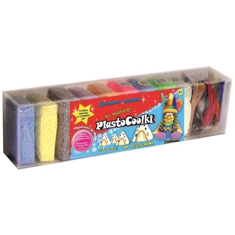 Набор для рисования SellMart PlastoCoolki, пластичная масса с аксессуарами, 9 шт