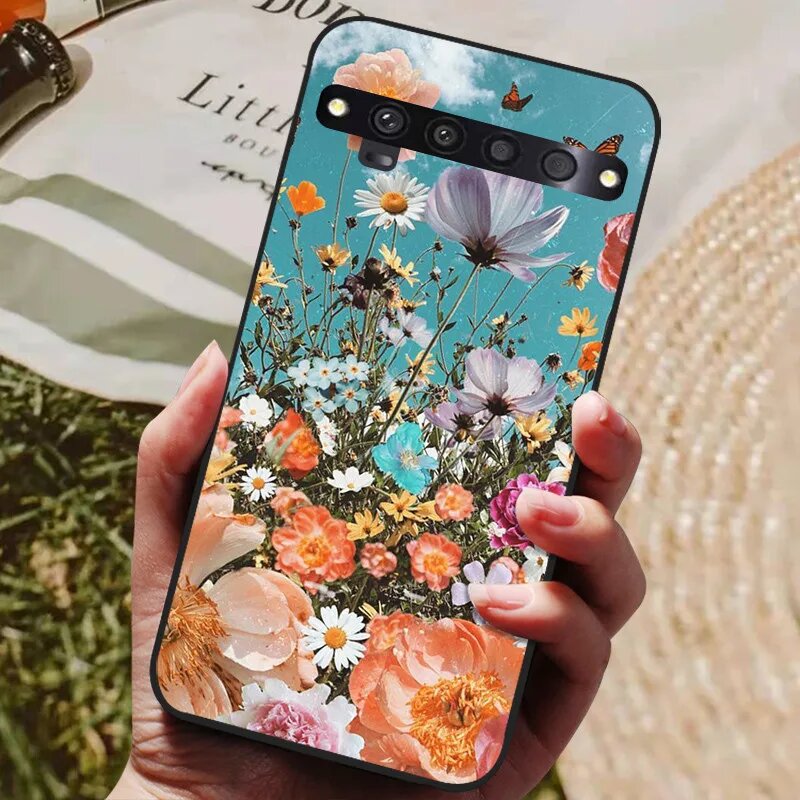Мягкий чехол из ТПУ для TCL 10 Pro, силиконовый чехол T799B с мультяшным рисунком, задний бампер, 25