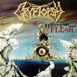 Музыкальный диск CRYPTOPSY 'Blasphemy Made Flesh' (1994 RI Russian RARE press, D-00054, mint/mint) (CD) (ORD)