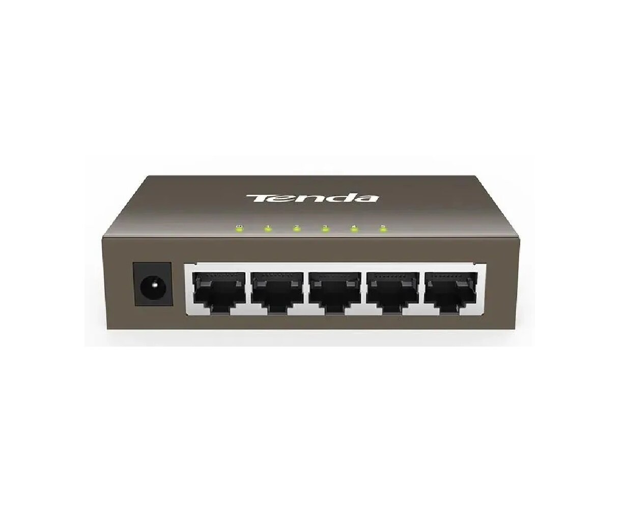 Коммутатор неуправляемый TENDA 5PORT RJ-45 100/1000M TEG1005D