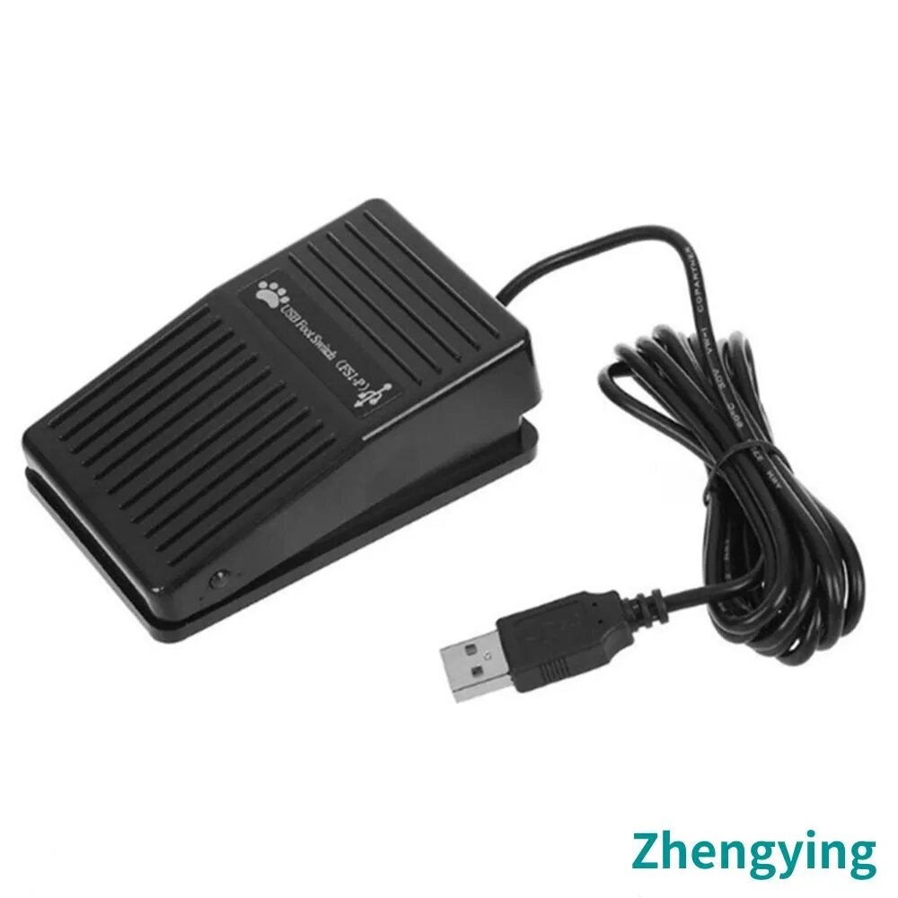 USB-педаль для компьютера с программированием клавиш и мыши, кабель 2 м