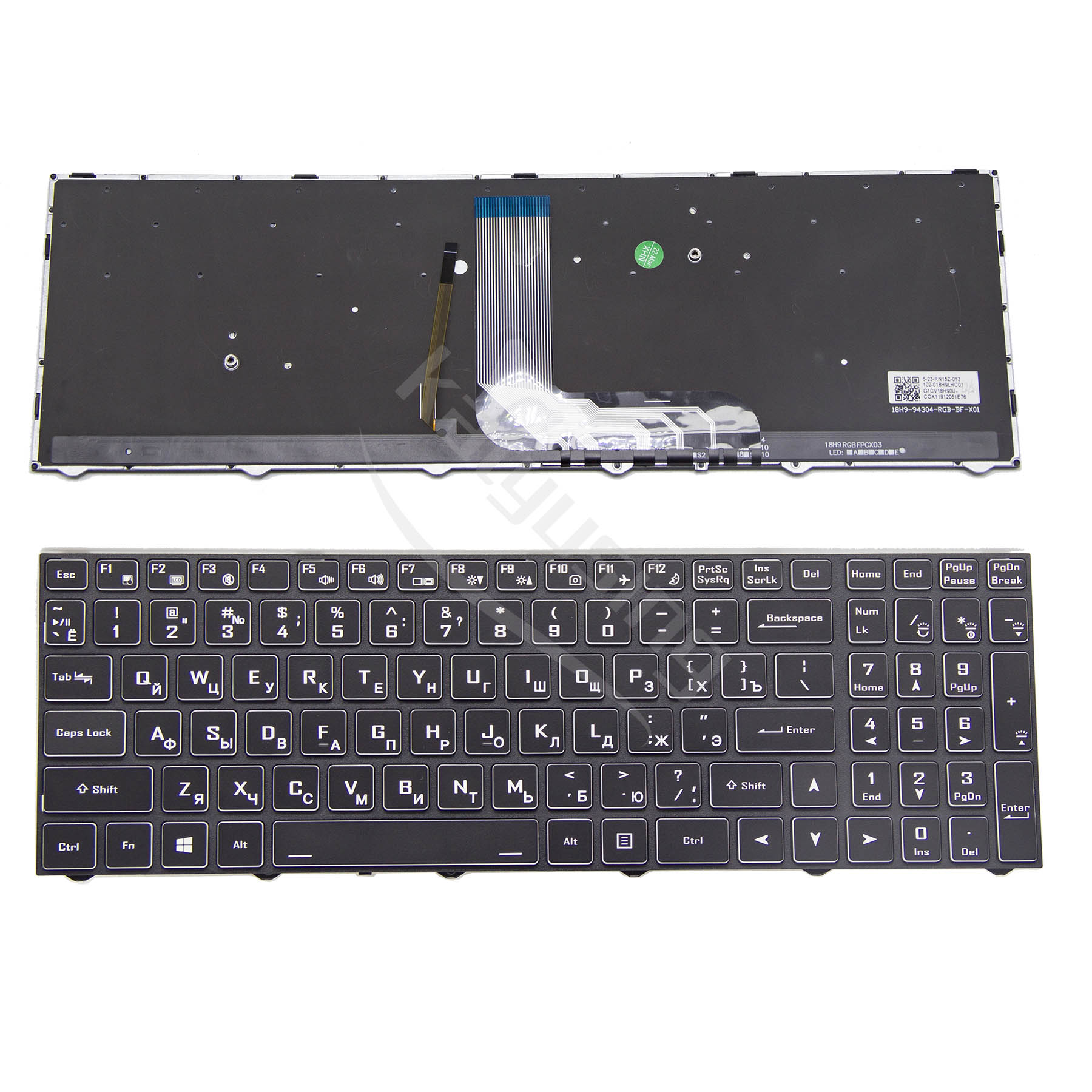 Клавиатура для Ardor gaming neo n15 g17, Thunderobot 911 911S, Hasee Z7 Z8 G* TX*, Maibenben X556, Gigabyte G5 G7, Machenike L15 L17 F117, COLORFUL X15 X17